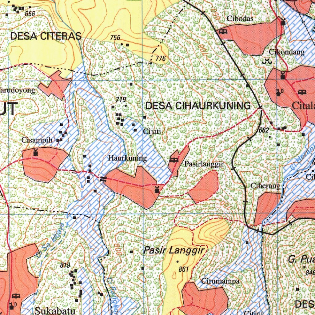 Malangbong (1308-433) Map by Badan Informasi Geospasial | Avenza Maps