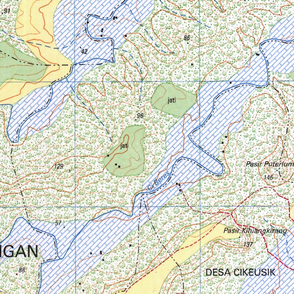 Ciledug (1309-212) Map by Badan Informasi Geospasial | Avenza Maps