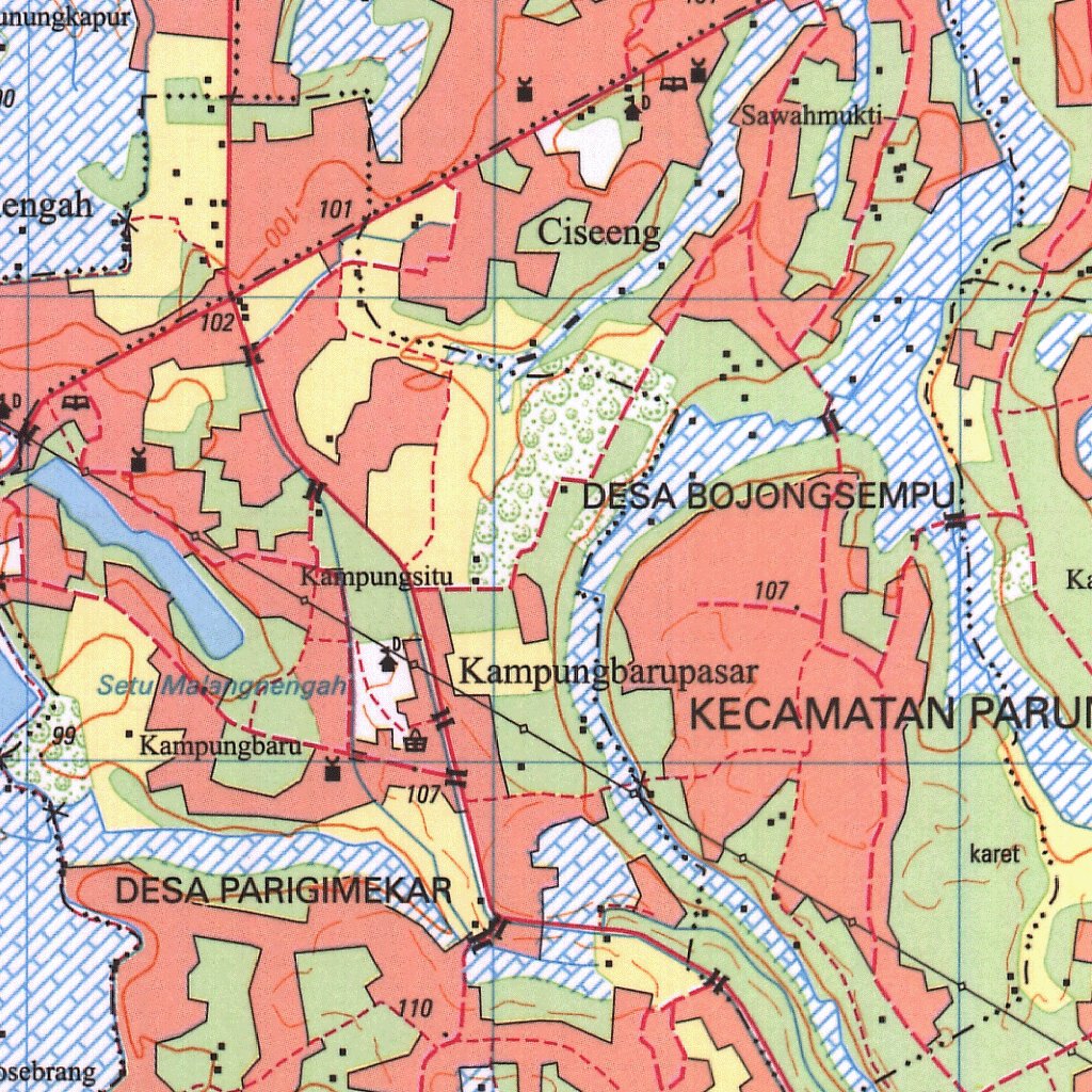 Parung (1209-412) Map by Badan Informasi Geospasial | Avenza Maps