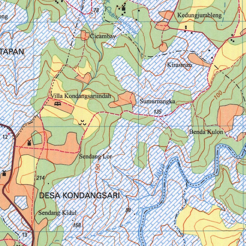 Beber (1309-213) Map by Badan Informasi Geospasial | Avenza Maps