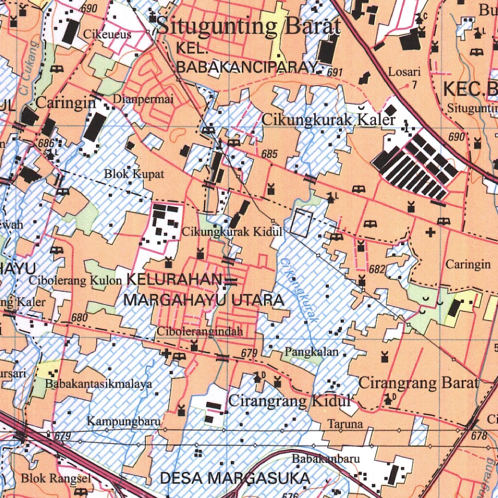 Bandung (1209-311) Map by Badan Informasi Geospasial | Avenza Maps
