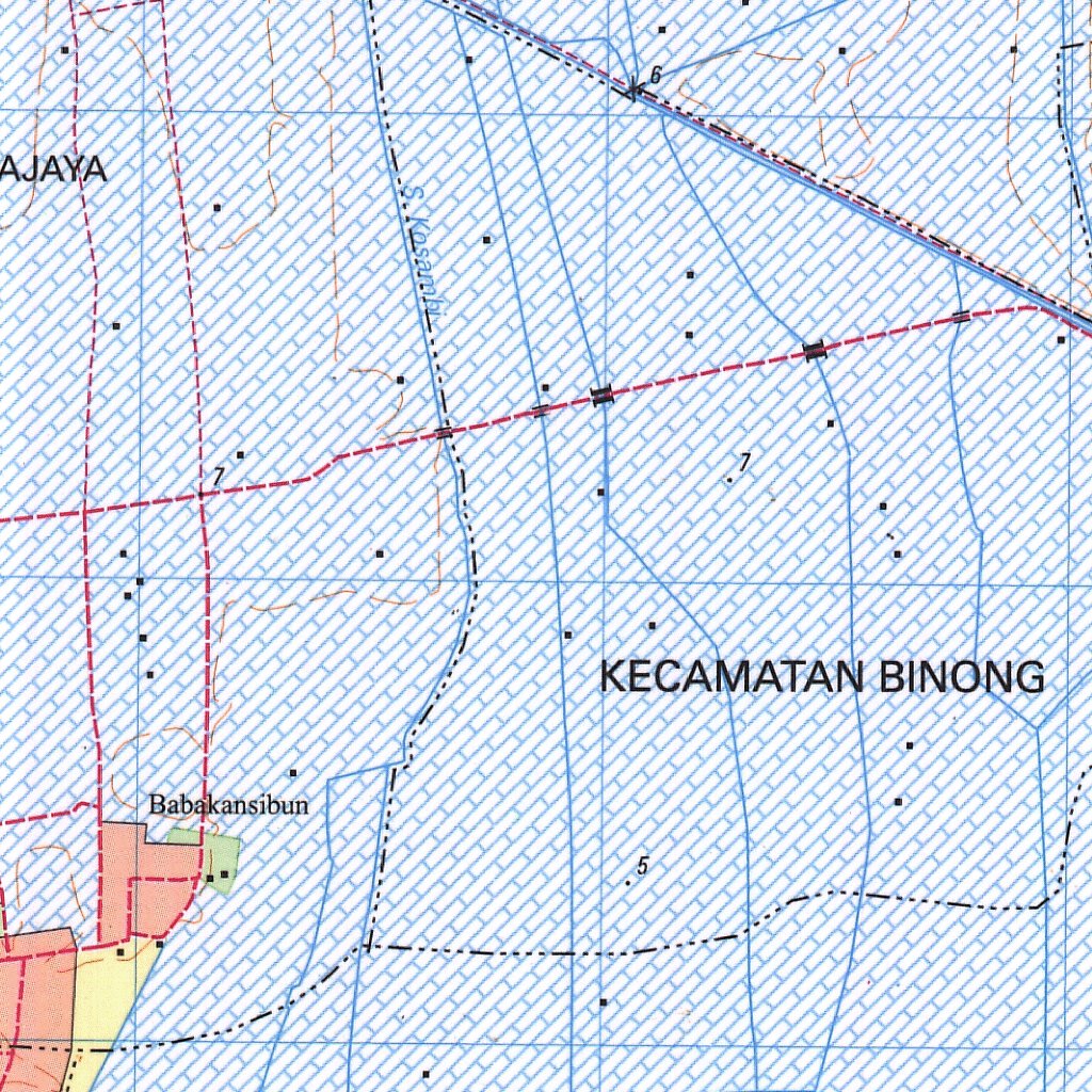 Pamanukan (1209-623) Map by Badan Informasi Geospasial | Avenza Maps