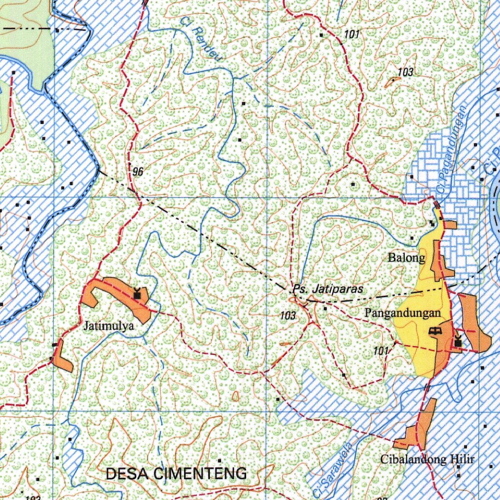 Subang (1209-343) Map by Badan Informasi Geospasial | Avenza Maps