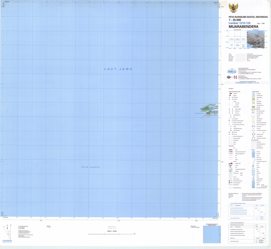 Muarabendera (1210-122) Map by Badan Informasi Geospasial | Avenza Maps