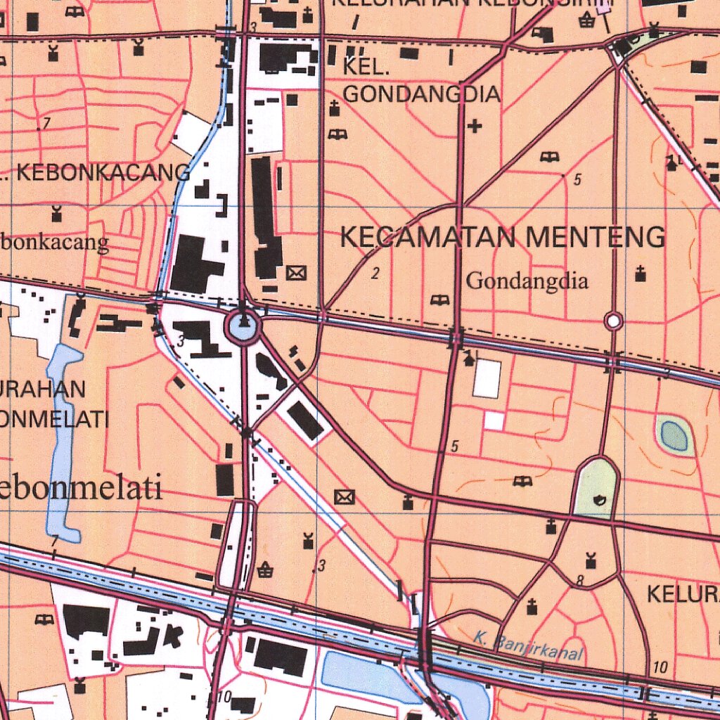 Jakarta (1209-441) Map by Badan Informasi Geospasial | Avenza Maps