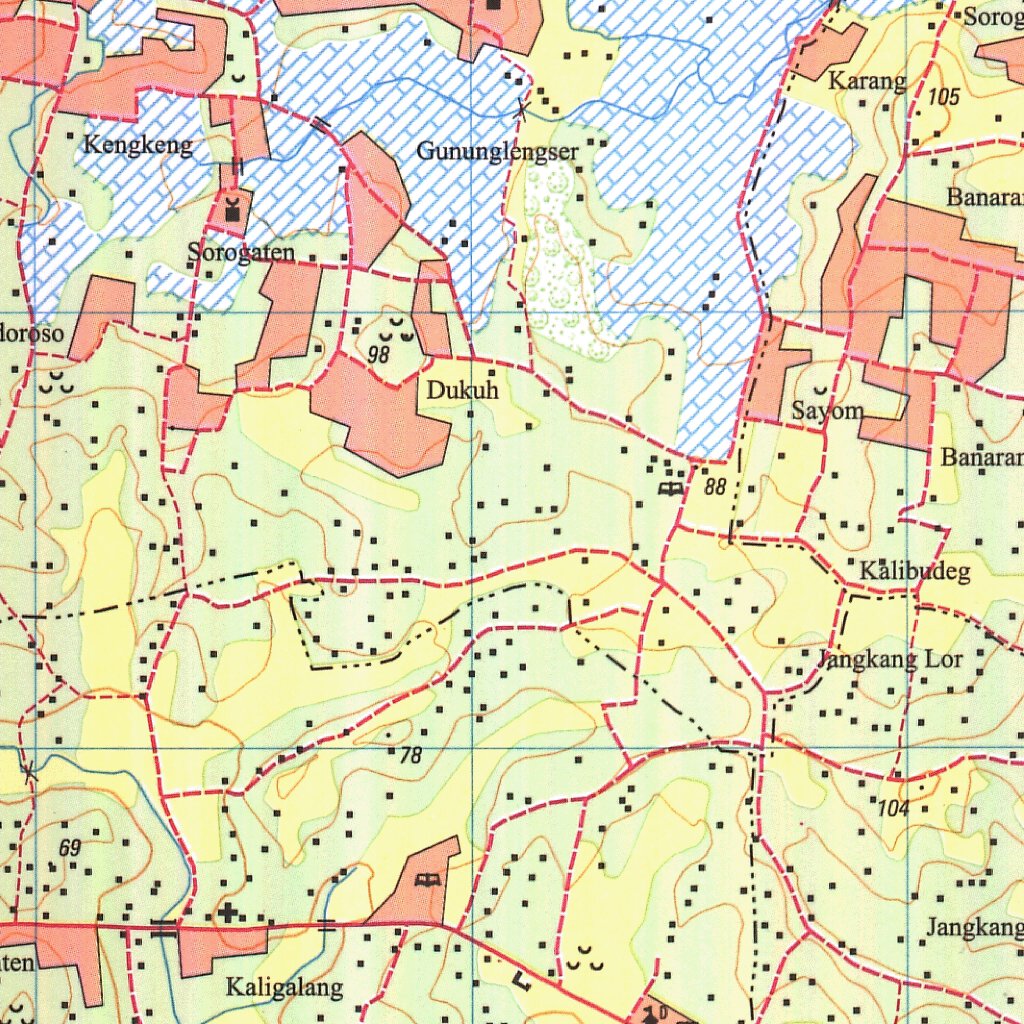 Wates (1408-214) Map by Badan Informasi Geospasial | Avenza Maps