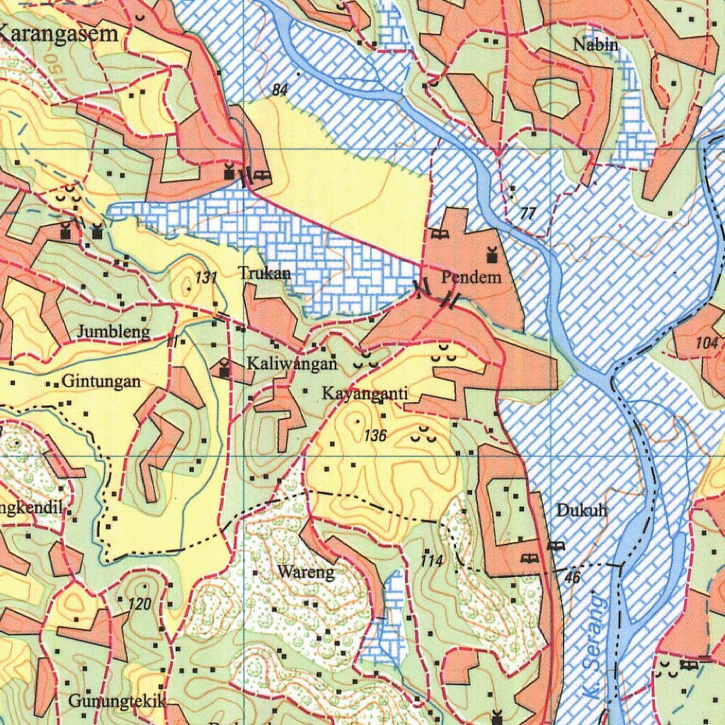 Wates (1408-214) Map by Badan Informasi Geospasial | Avenza Maps