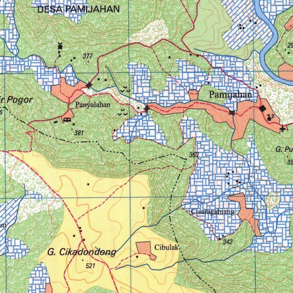 Simpang (1308-133) Map by Badan Informasi Geospasial | Avenza Maps