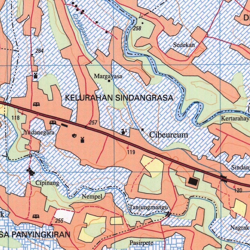 Ciamis (1308-423) Map by Badan Informasi Geospasial | Avenza Maps