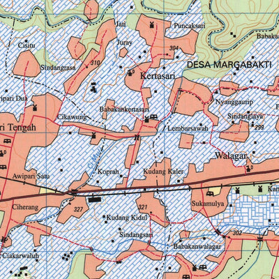 Ciamis (1308-423) Map by Badan Informasi Geospasial | Avenza Maps