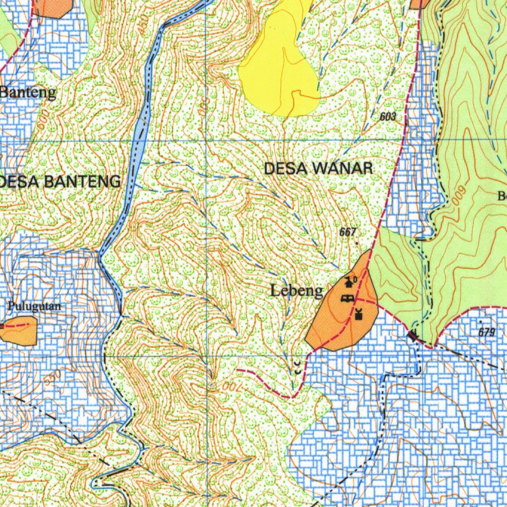 Bawang (1408-444) Map by Badan Informasi Geospasial | Avenza Maps