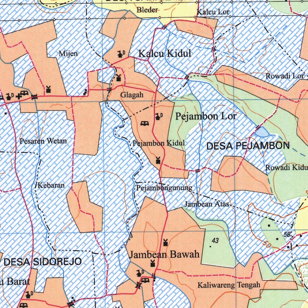 Pekalongan (1409-112) Map by Badan Informasi Geospasial | Avenza Maps