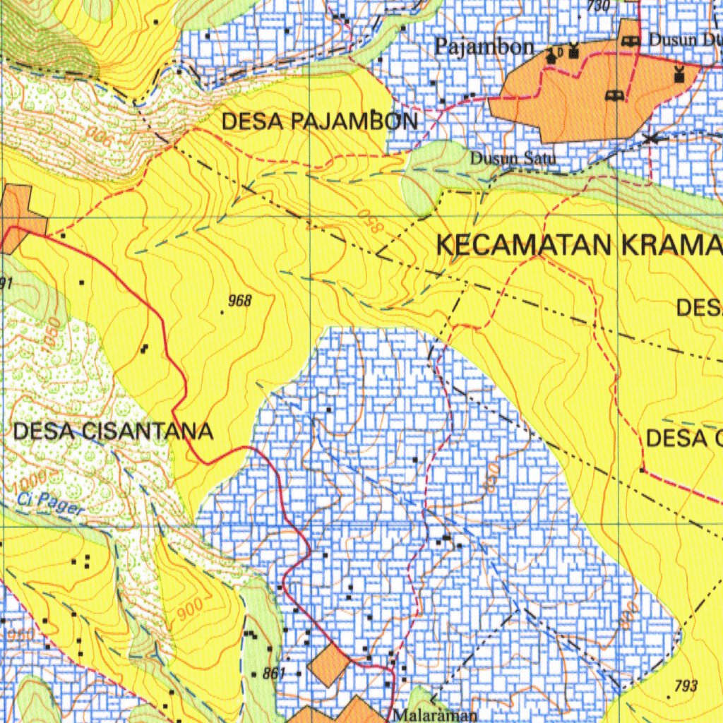 Kuningan (1309-122) Map by Badan Informasi Geospasial | Avenza Maps