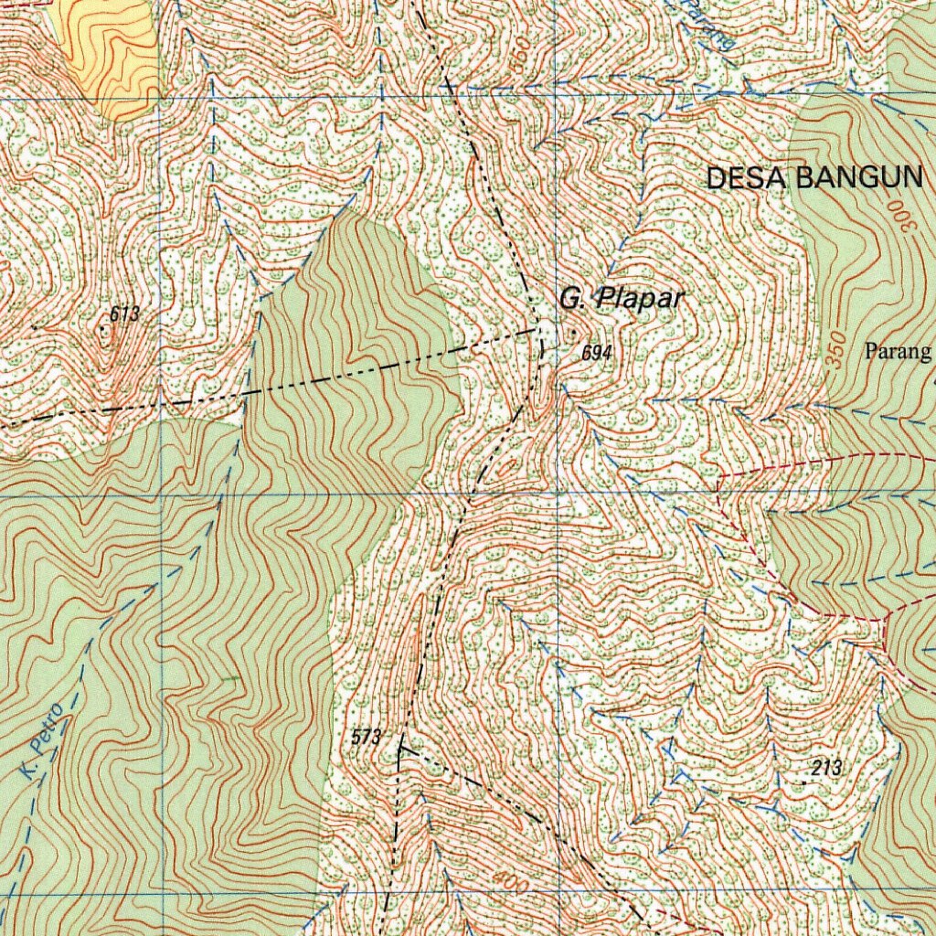 Munjungan (1507-513) Map by Badan Informasi Geospasial | Avenza Maps