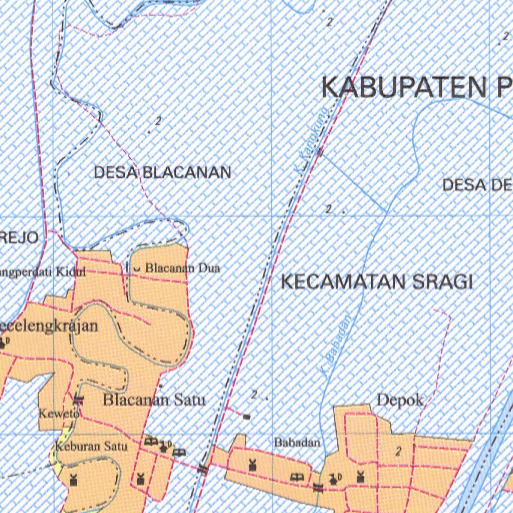 Blendung (1409-113) Map by Badan Informasi Geospasial | Avenza Maps