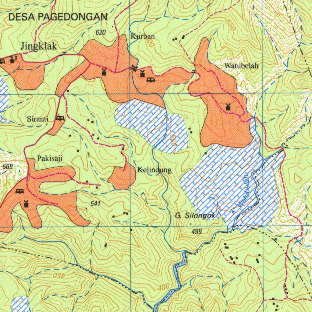 Banjarnegara (1408-412) Map by Badan Informasi Geospasial | Avenza Maps