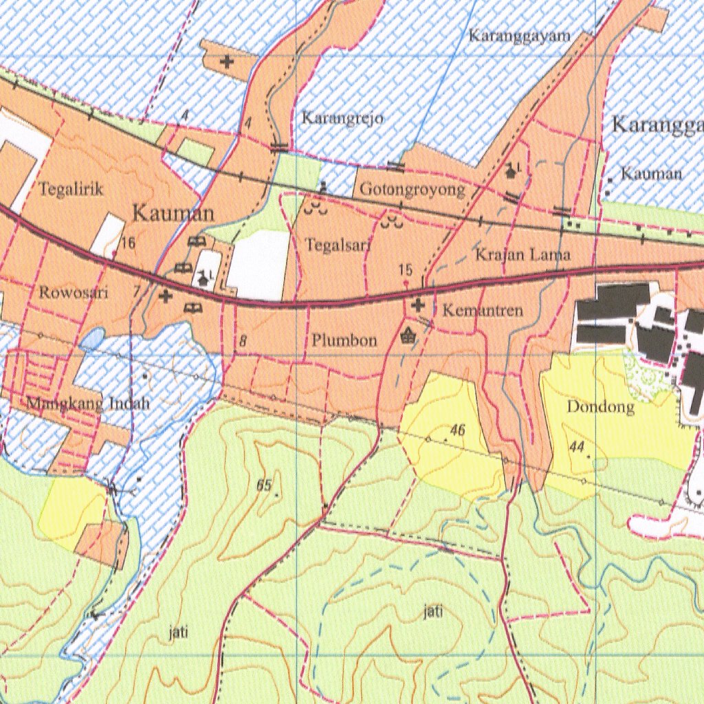 Beji (1409-221) Map by Badan Informasi Geospasial | Avenza Maps