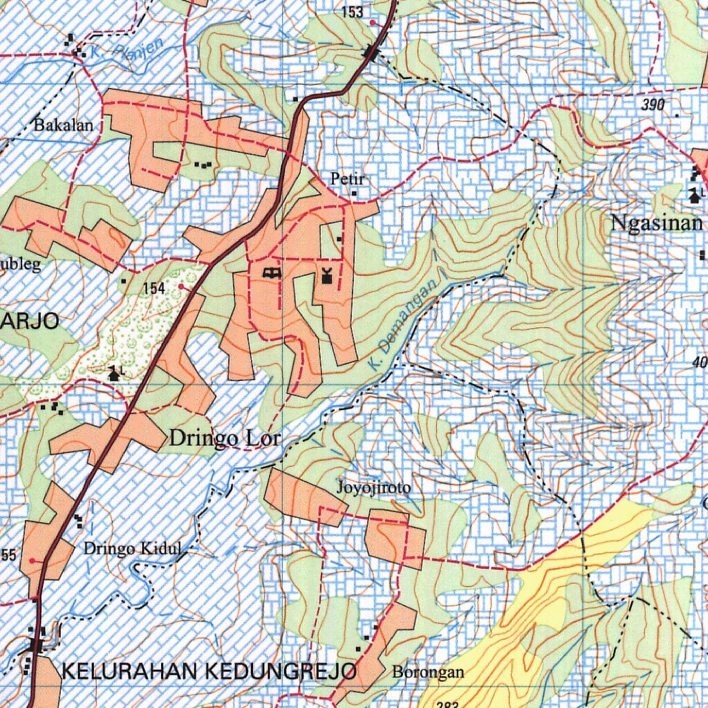 Talun (1408-322) Map by Badan Informasi Geospasial | Avenza Maps