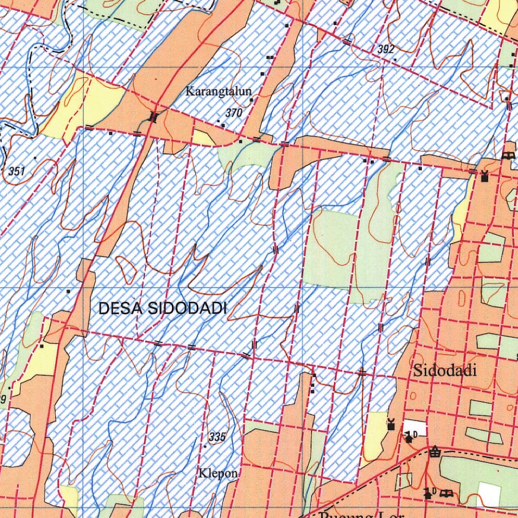 Blitar (1507-634) Map by Badan Informasi Geospasial | Avenza Maps