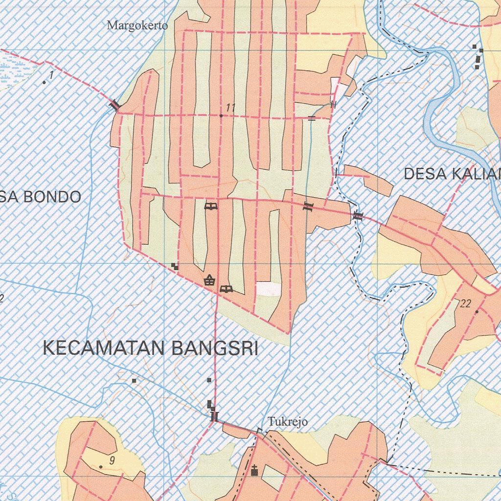Bondo (1409-612) Map by Badan Informasi Geospasial | Avenza Maps