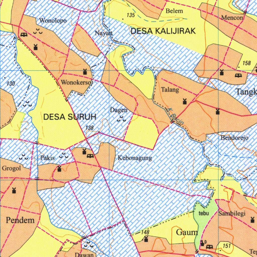 Karanganyar (1408-344) Map by Badan Informasi Geospasial | Avenza Maps