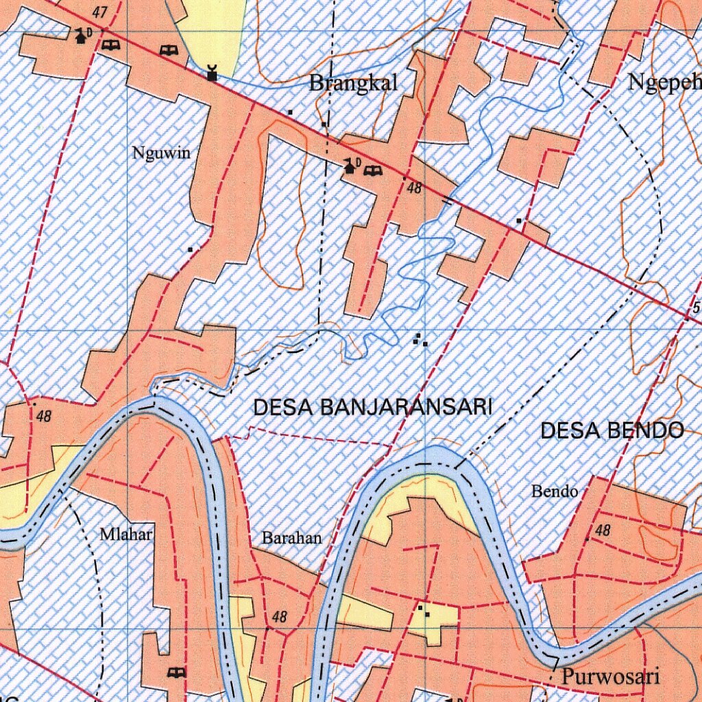 Ngawi (1508-422) Map by Badan Informasi Geospasial | Avenza Maps