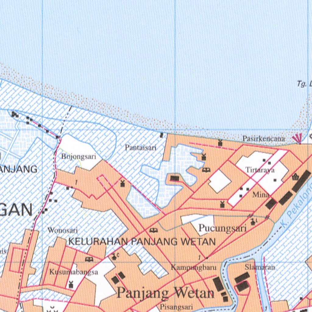 Pajang Wetan (1409-114) Map by Badan Informasi Geospasial | Avenza Maps
