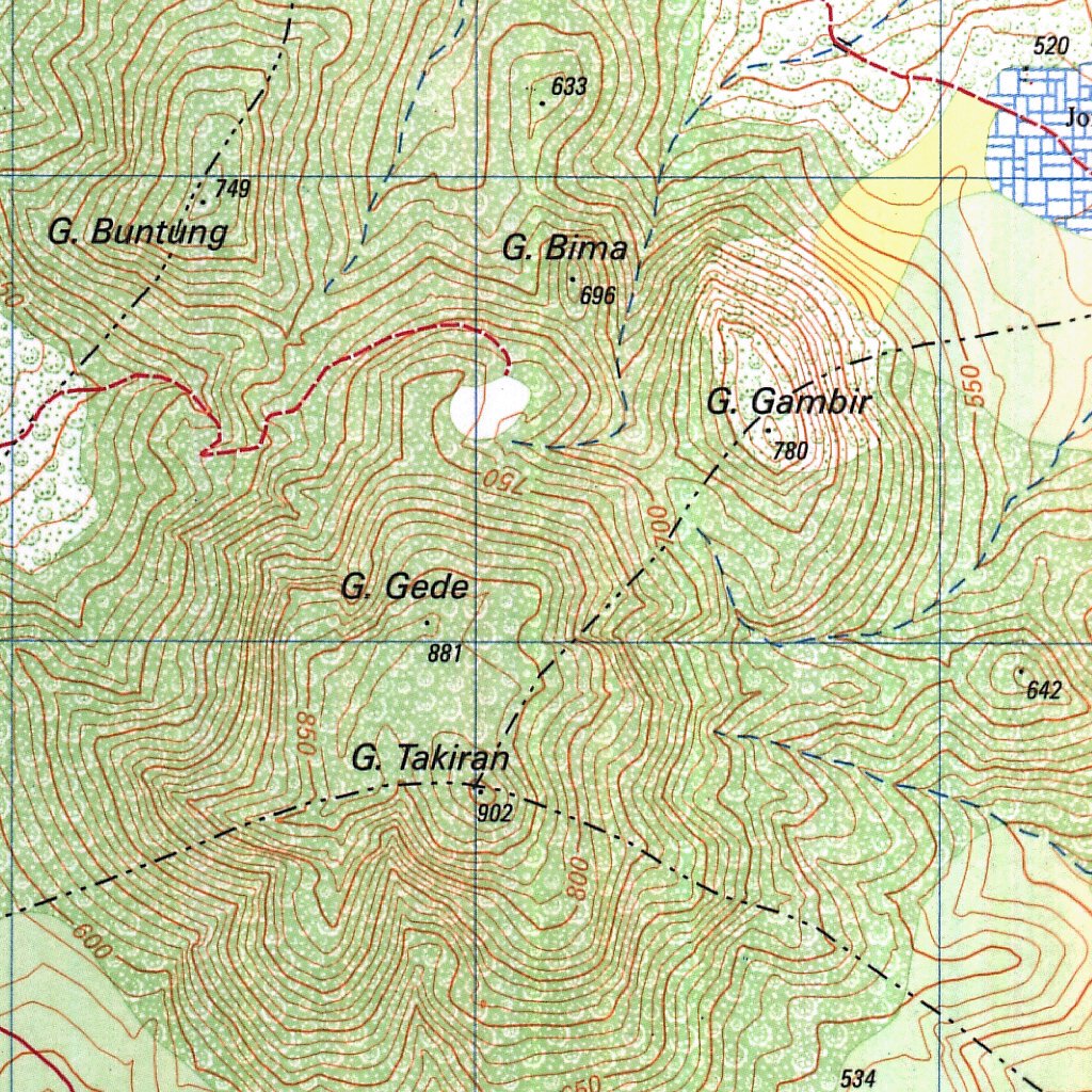 Gondang (1508-521) Map by Badan Informasi Geospasial | Avenza Maps