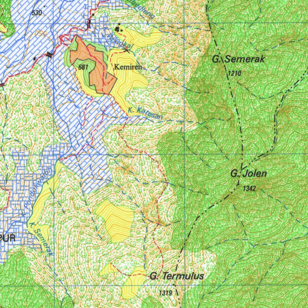 Plaosan (1409-344) Map by Badan Informasi Geospasial | Avenza Maps