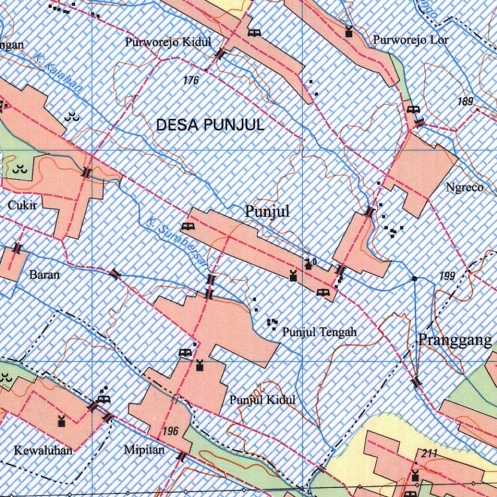 Pare (1508-314) Map by Badan Informasi Geospasial | Avenza Maps