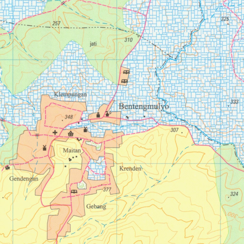 Tambakromo (1509-111) Map by Badan Informasi Geospasial | Avenza Maps