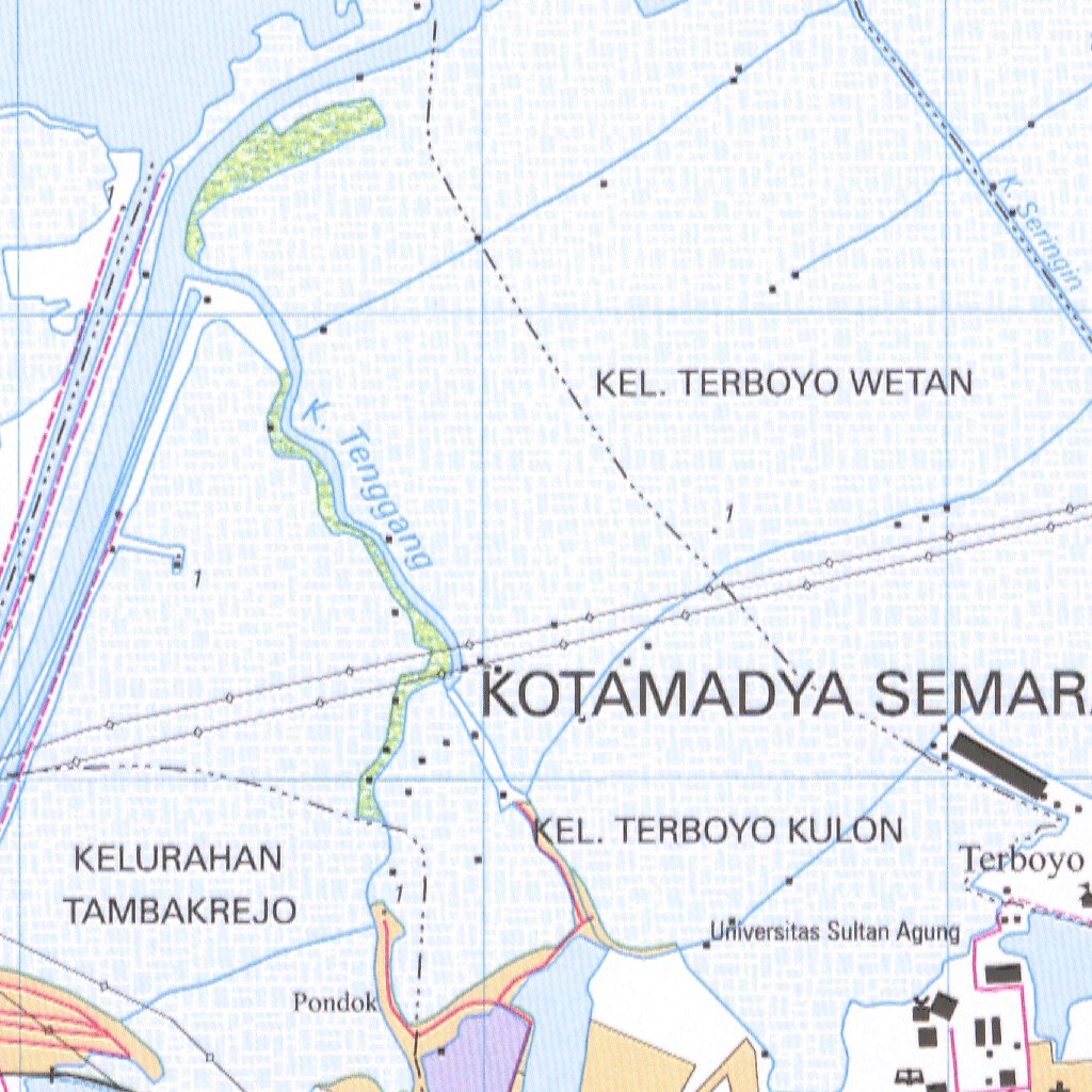 Semarang (1409-222) Map by Badan Informasi Geospasial | Avenza Maps