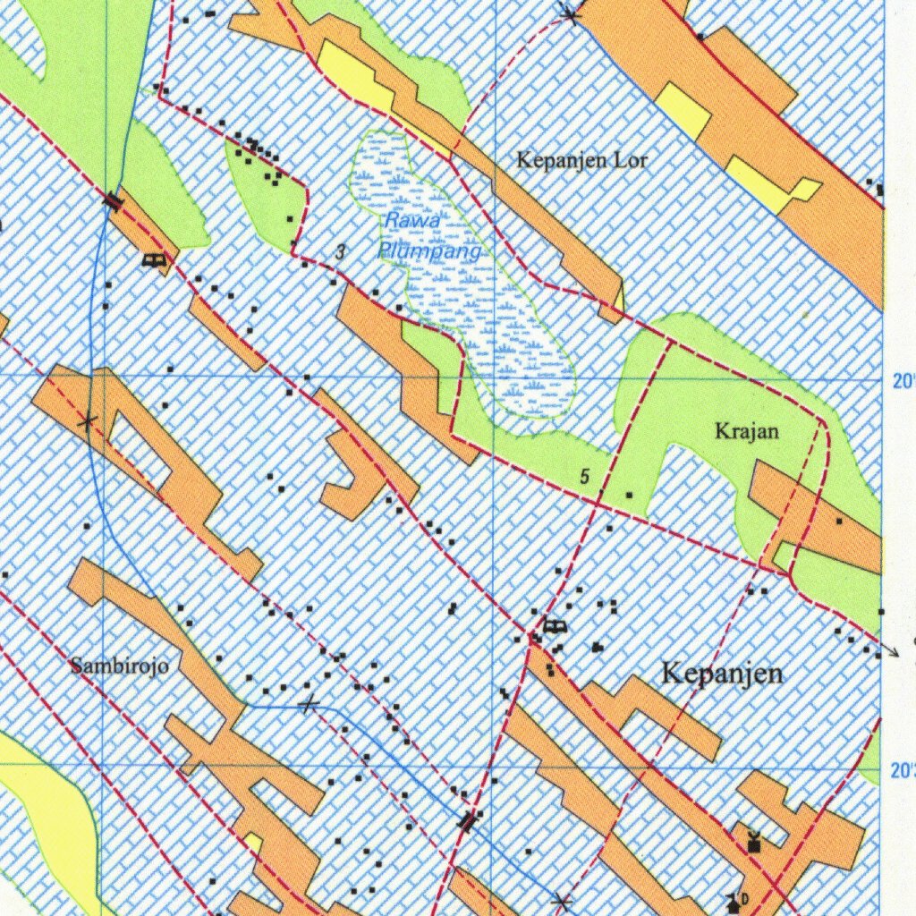 Kencong (1607-523) Map by Badan Informasi Geospasial | Avenza Maps