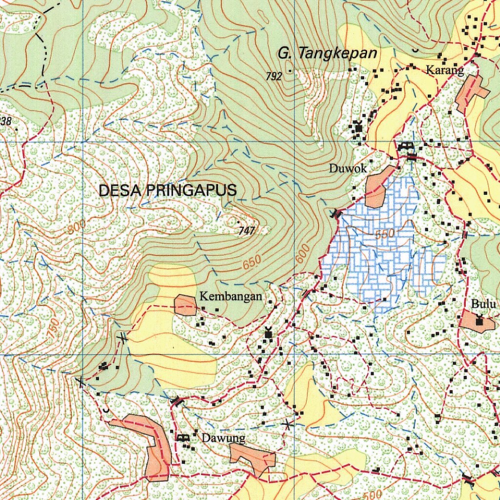 Dongko (1507-531) Map by Badan Informasi Geospasial | Avenza Maps