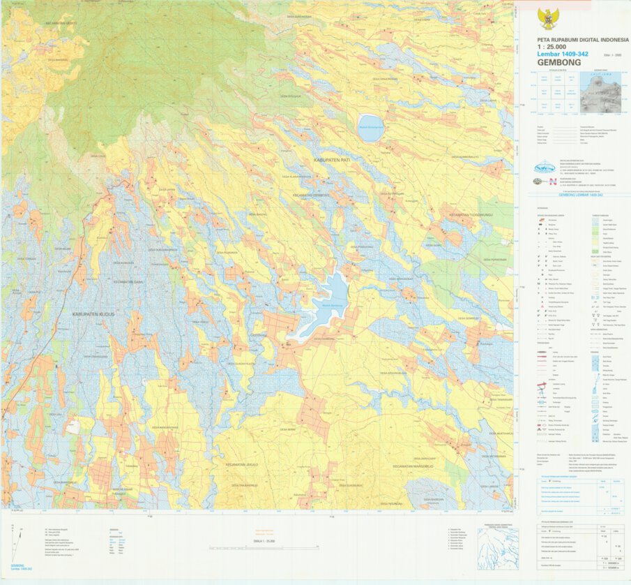 Gembong (1409-342) Map by Badan Informasi Geospasial | Avenza Maps