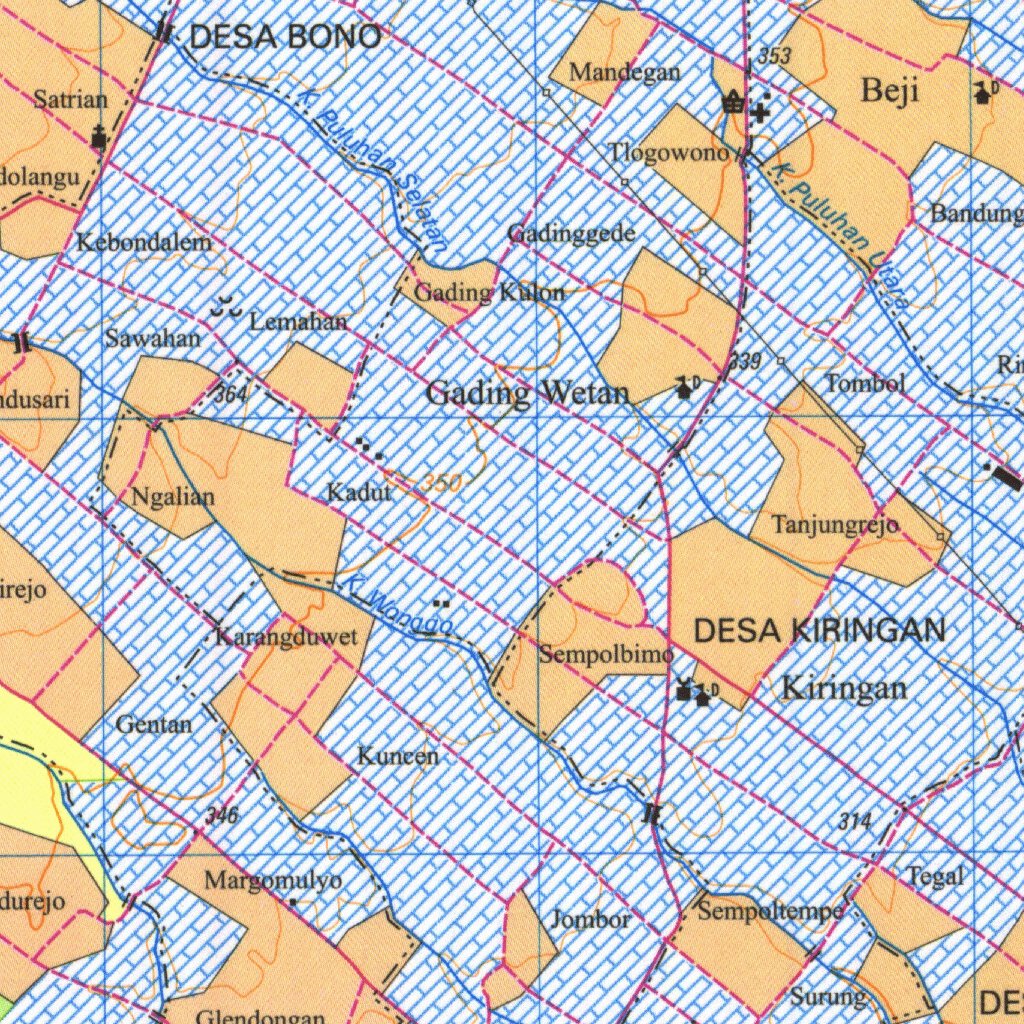 Boyolali (1408-333) Map by Badan Informasi Geospasial | Avenza Maps