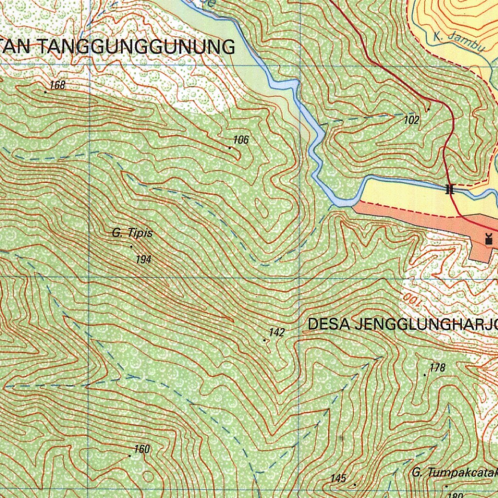 Sine (1507-524) Map by Badan Informasi Geospasial | Avenza Maps
