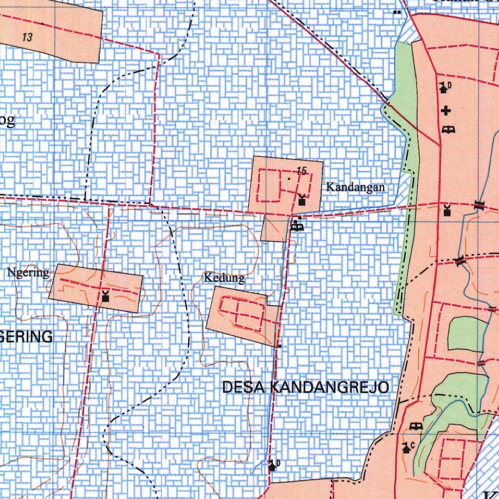 Kedungpring (1508-632) Map by Badan Informasi Geospasial | Avenza Maps