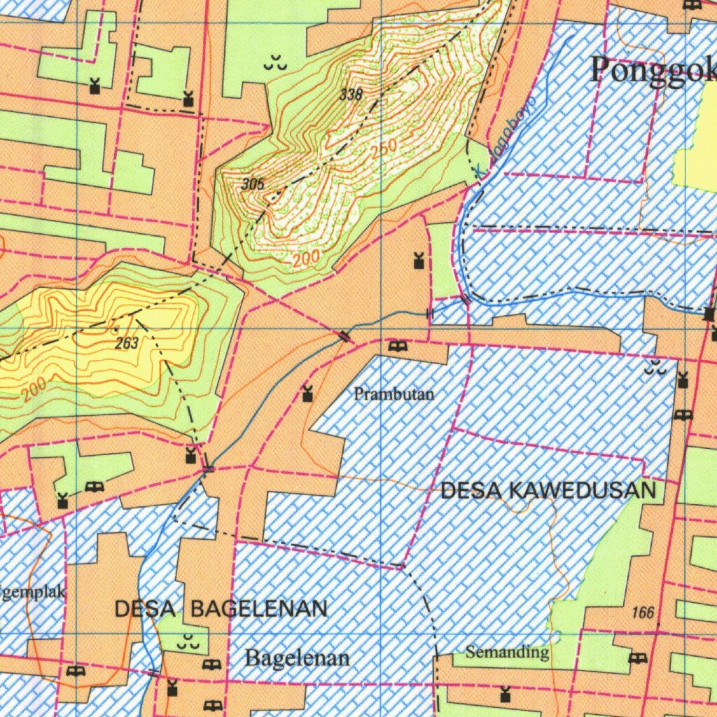 Srengat (1507-633) Map by Badan Informasi Geospasial | Avenza Maps