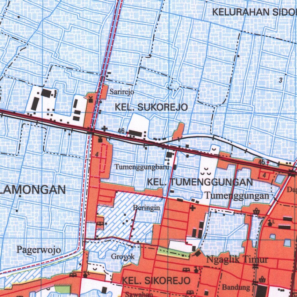 Lamongan (1508-644) Map by Badan Informasi Geospasial | Avenza Maps