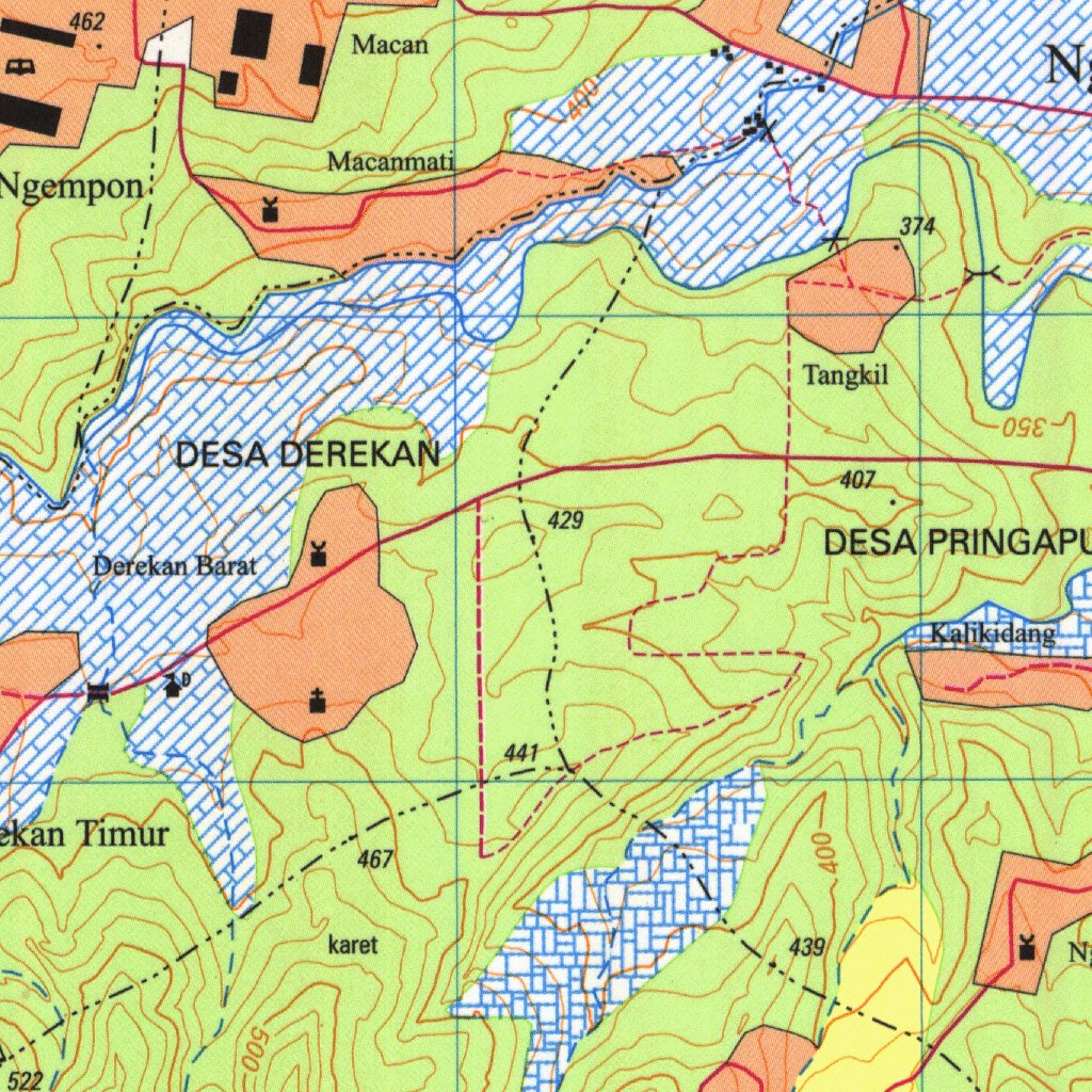 Ungaran (1408-542) Map by Badan Informasi Geospasial | Avenza Maps