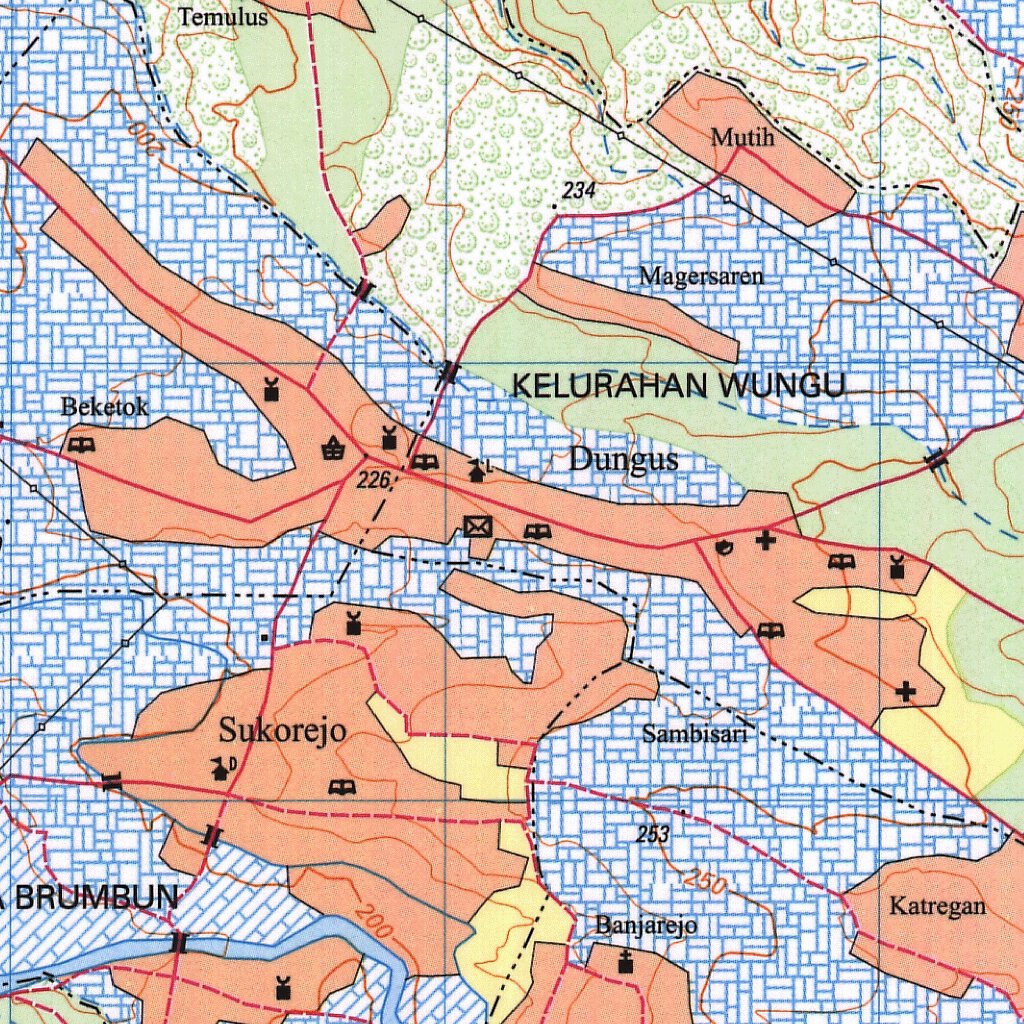 Madiun (1508-231) Map by Badan Informasi Geospasial | Avenza Maps