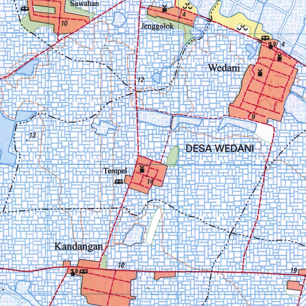 Cerme (1608-431) Map by Badan Informasi Geospasial | Avenza Maps