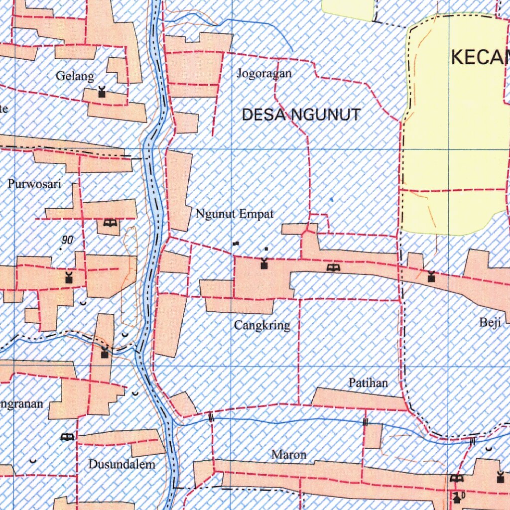 Ponorogo (1508-124) Map by Badan Informasi Geospasial | Avenza Maps