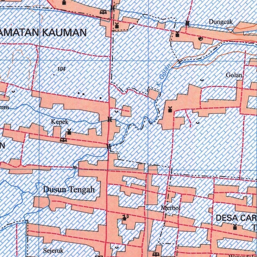 Ponorogo (1508-124) Map by Badan Informasi Geospasial | Avenza Maps