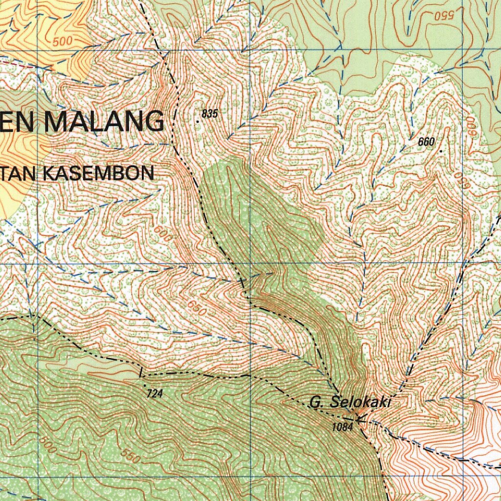 Kandangan (1508-323) Map by Badan Informasi Geospasial | Avenza Maps