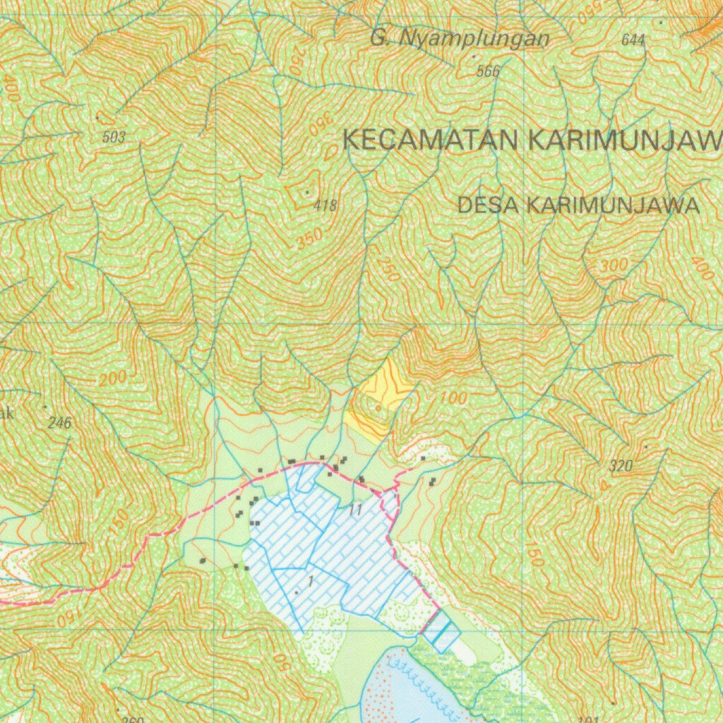Karimunjawa (1410-224) Map by Badan Informasi Geospasial | Avenza Maps