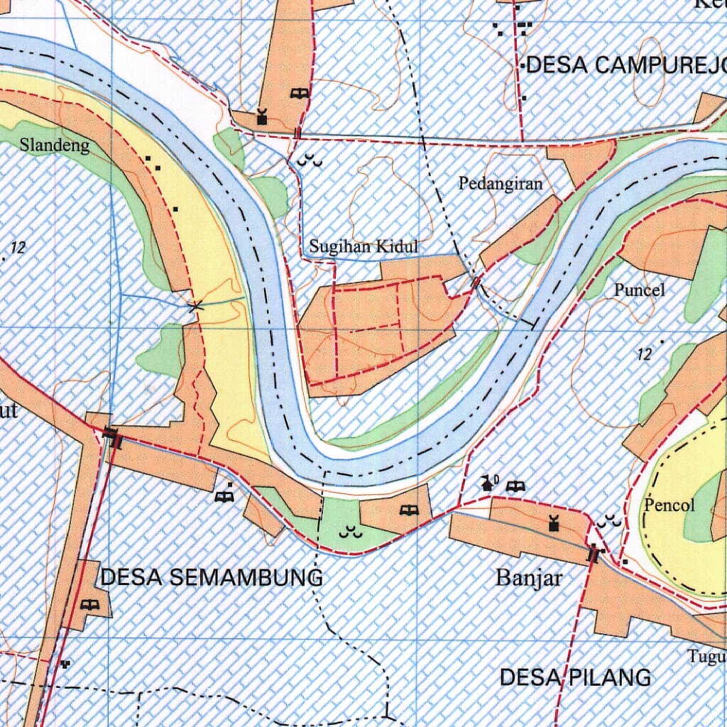 Rengel (1508-633) Map by Badan Informasi Geospasial | Avenza Maps
