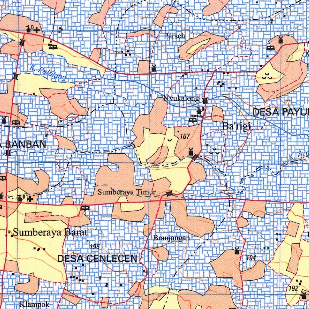 Pakong (1608-633) Map by Badan Informasi Geospasial | Avenza Maps