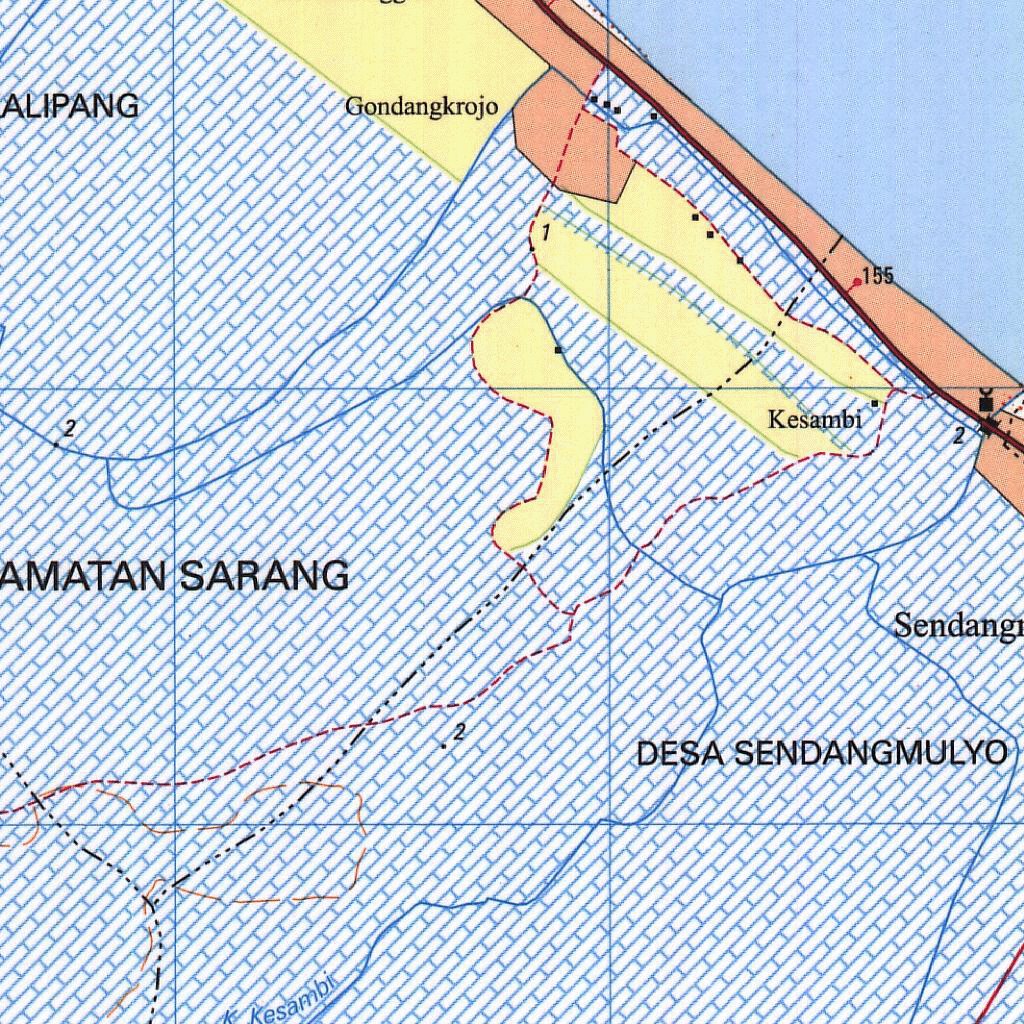 Kalipang (1509-232) Map by Badan Informasi Geospasial | Avenza Maps